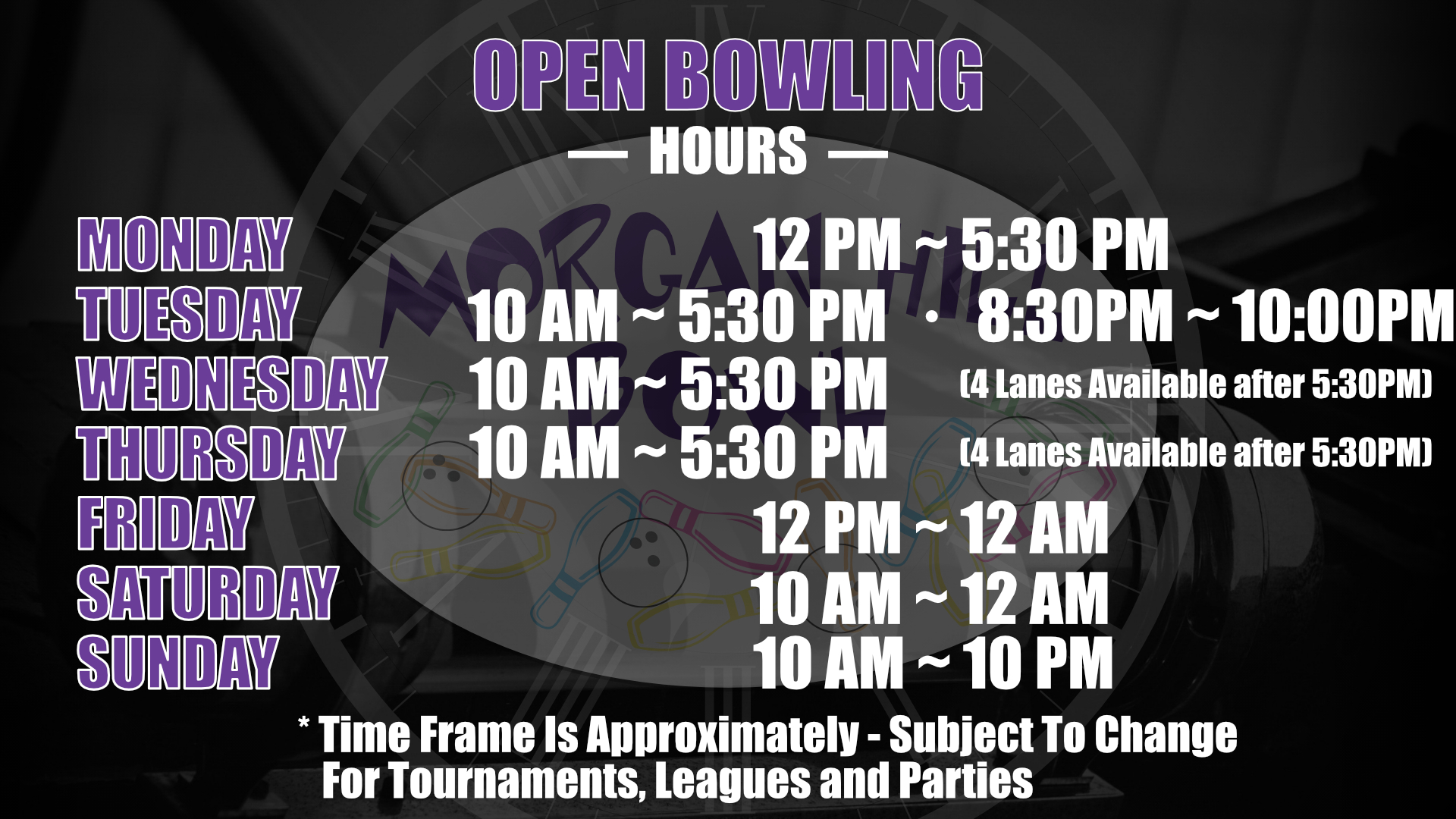 Bowling – Morgan Hill Bowl